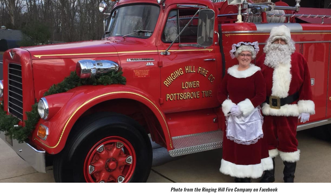 Fire Companies Provide Santa Taxis As Reindeer Rest Up