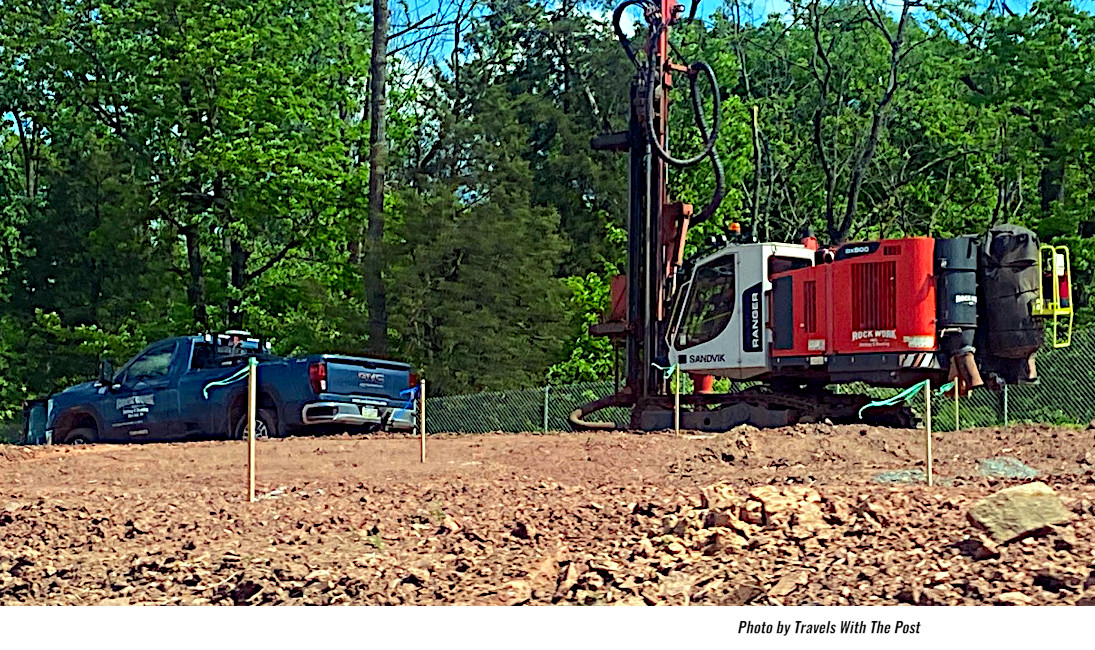 More 422 Blasting Ahead; Other Work in Green Lane