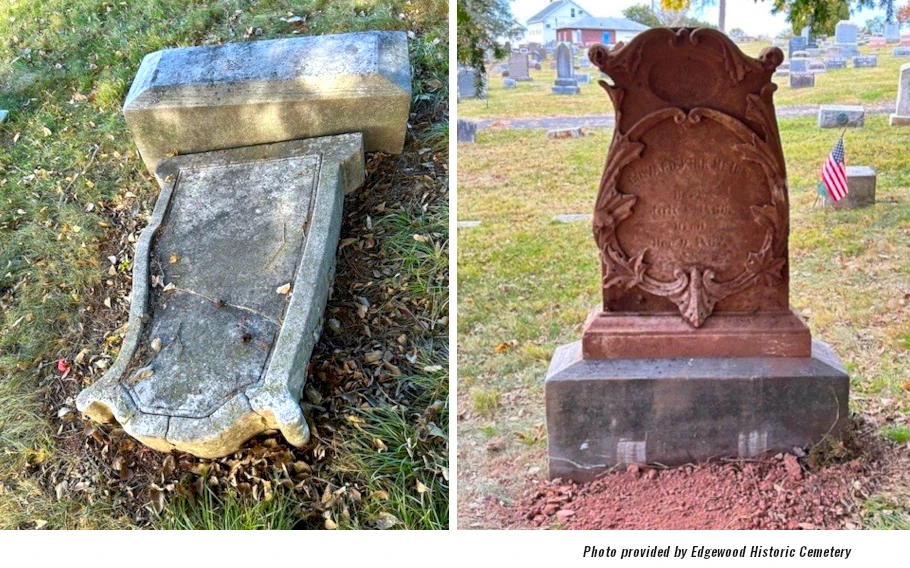 Beautified Edgewood Cemetery Benefits From Friday Event