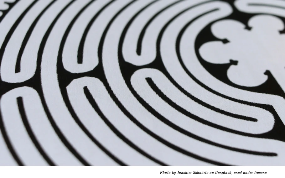 Fellowship Offers Jan. 1 Labyrinth Walk for Meditation